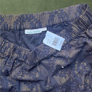 Roller Rabbit | Skirts | Roller Rabbit Black And Gold Skirt Size Xl Nwt ...